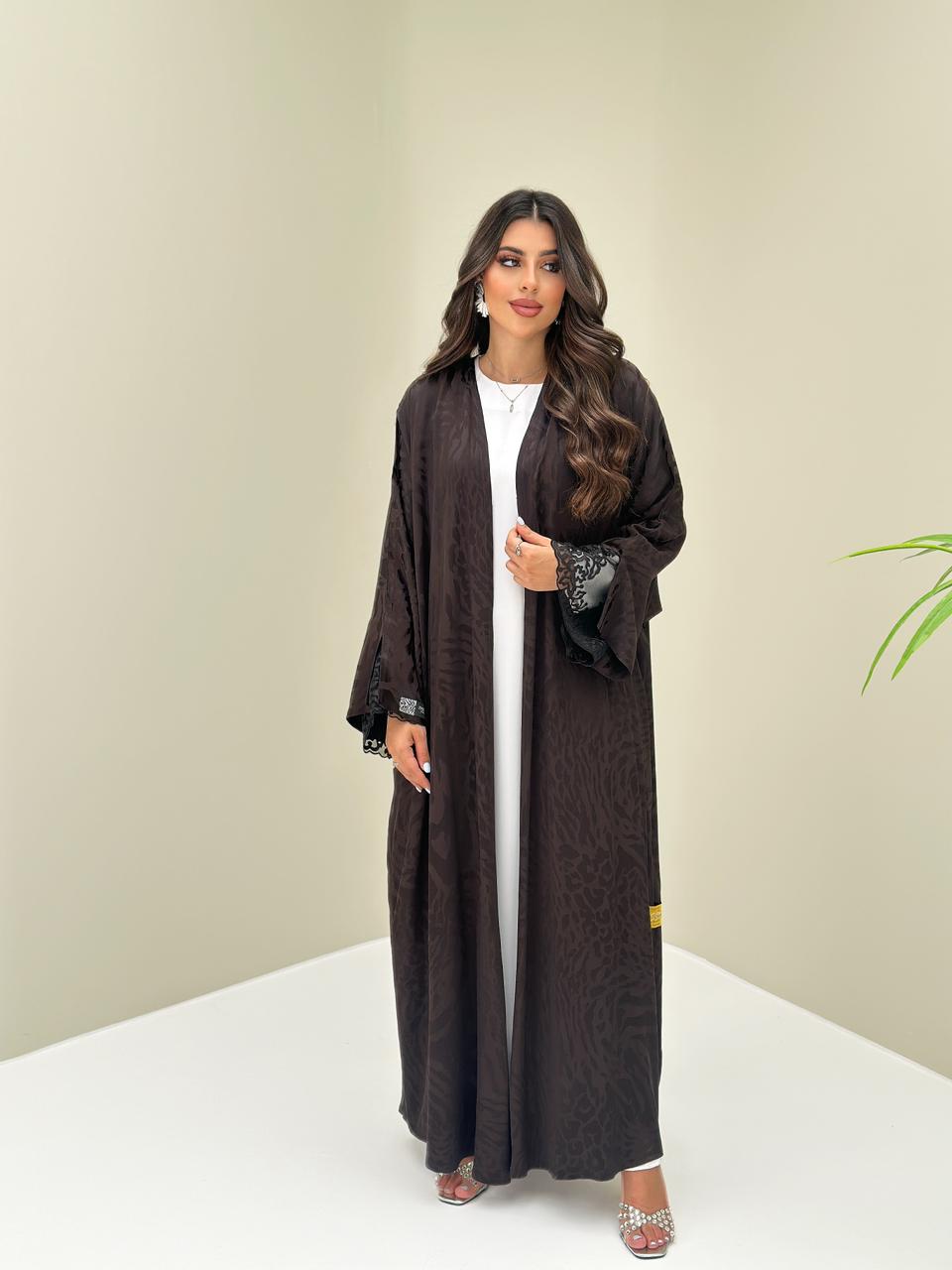 tiger dark abaya