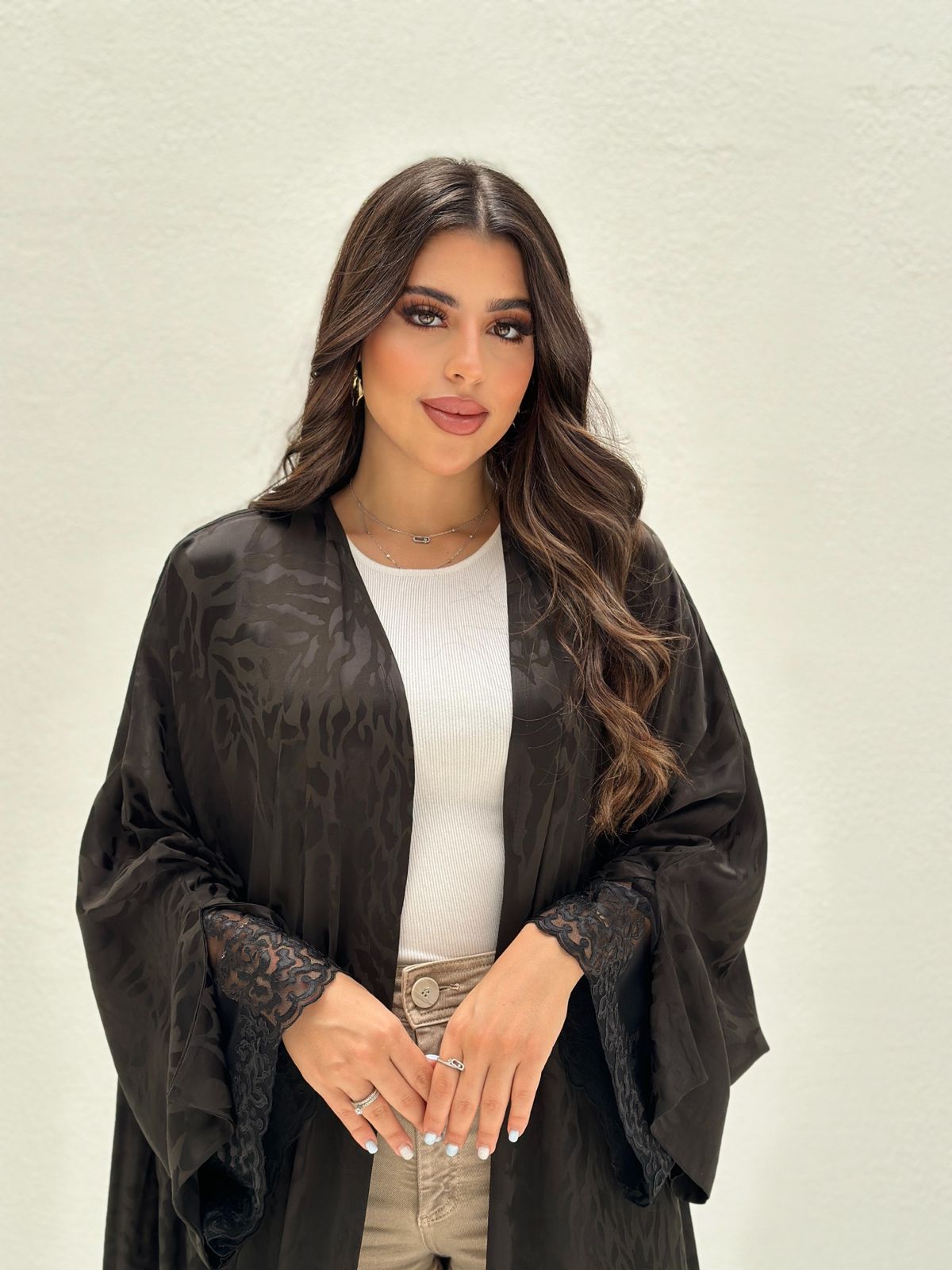 tiger dark abaya