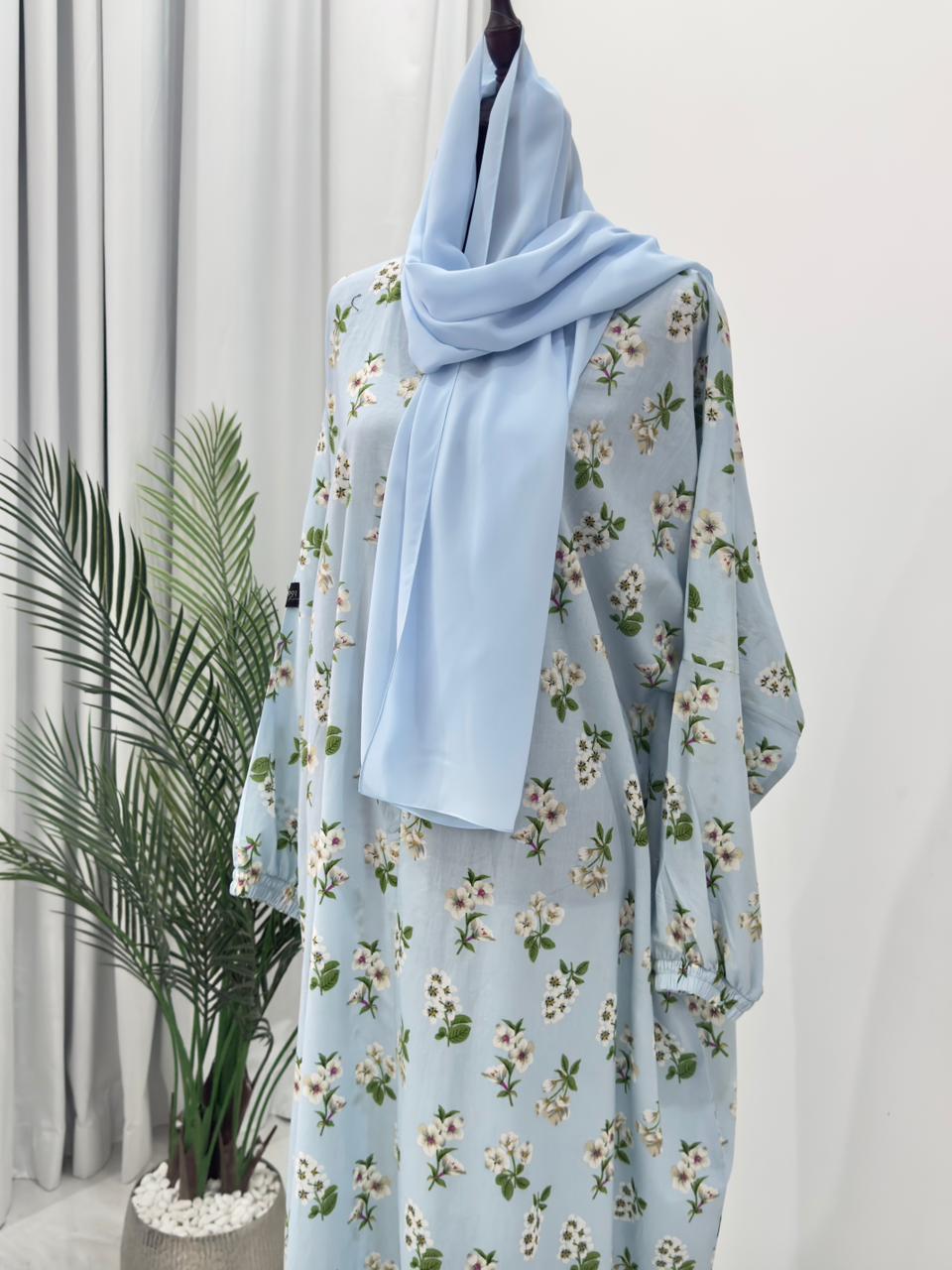 prayer coton dress Jasmin roses
