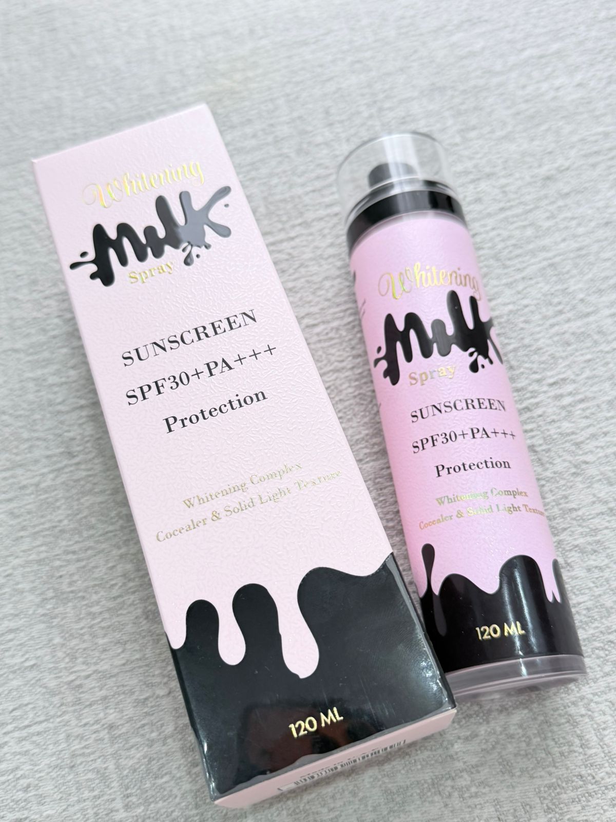 whitening milk spray Sunscreen spf30+ protection